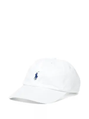 Polo Ralph Lauren Logo-embroidered Baseball Cap White