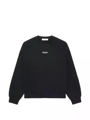 ESSENTIALS Logo-print Sweatshirt - Black
