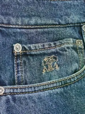 Brunello Cucinelli Faded Straight-leg Jeans
