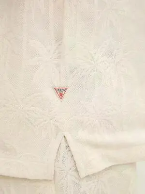 Guess Palm Tree Jacquard Shirt