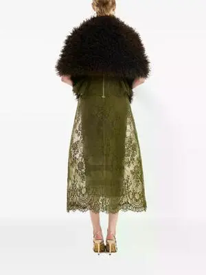 GEMY MAALOUF Voluminous Faux-fur Bolero