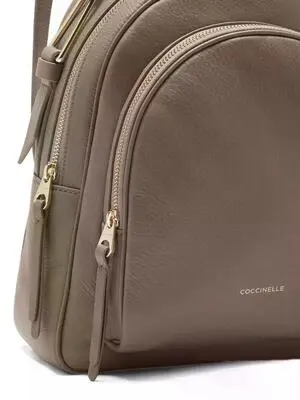 COCCINELLE Medium Malory Grained Leather Backpack