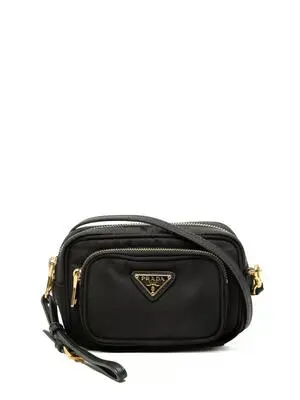 Prada 2000-2013 Tessuto Camera Bag Crossbody Bag - Black