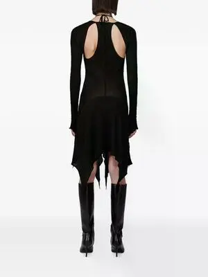SRVC STUDIO Cut-out Asymmetric Midi Dress