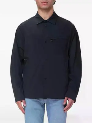 Armani Exchange Zip-pocket Overshirt - Black