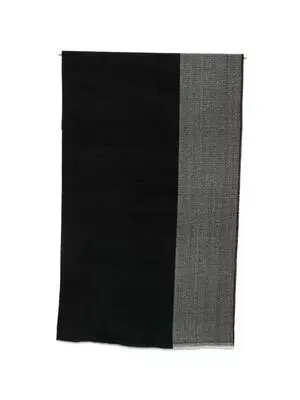PENNYBLACK Two-tone Knitted Scarf - Black