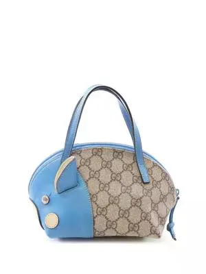 Gucci 2000-2015 Gg Supreme Zoo Handbag