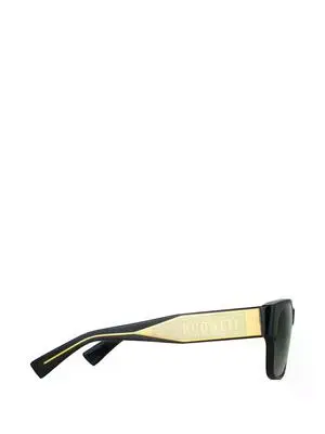 BUGATTI Rectangle-frame Logo-plaque Sunglasses