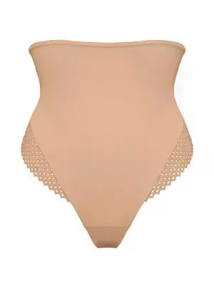 Wolford Romantic Net High-waisted Briefs - Pink