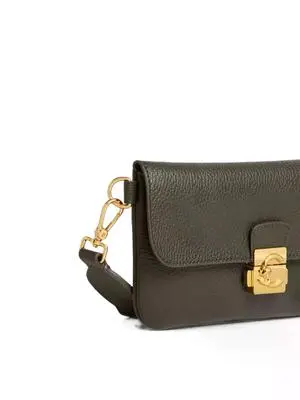 COCCINELLE Mini C-me Lock Grainy Leather Shoulder Bag