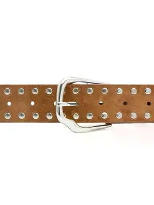 Christopher Esber Maverick Studded Suede Belt