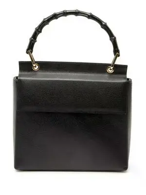 GUCCI 20th Century Calfskin Bamboo Handbag