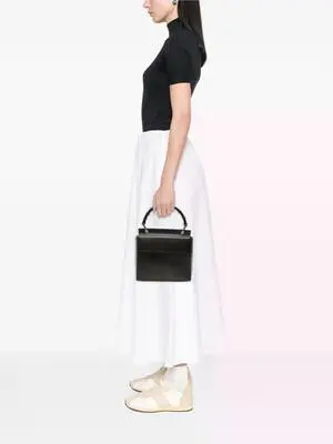 Gucci 20th Century Calfskin Bamboo Handbag