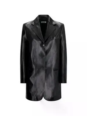 JIL SANDER Leather Tailored Jacket
