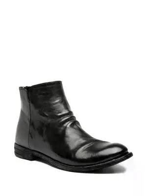 Officine Creative Lexikon Leather Ankle Boots - Black