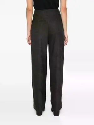 SESSUN Pleated Straight-leg Trousers