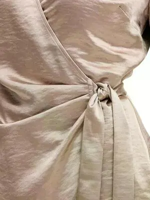 Guess Satin Wrap Blouse