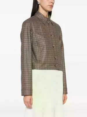 Gabriela Hearst Thereza Micro-check Jacket