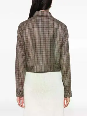 Gabriela Hearst Thereza Micro-check Jacket