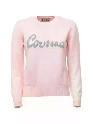 MC2 SAINT BARTH New Queen Strass-embellished Sweater - Pink