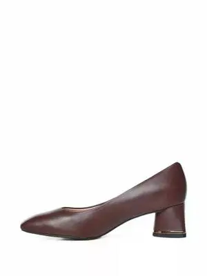 COCCINELLE C-everyday Logo-plaque Block-heel Pumps