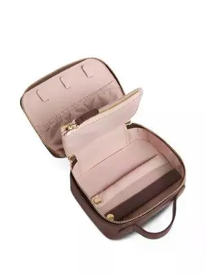 COCCINELLE Grained-leather Jewelry Case