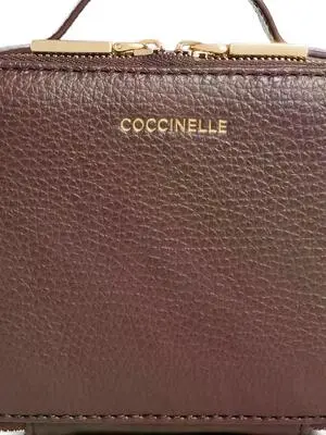 COCCINELLE Grained-leather Jewelry Case