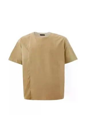 Emporio Armani Logo-patch Panelled T-shirt