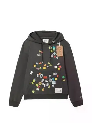 Mihara Yasuhiro Price-tag Sticker Printed Hoodie