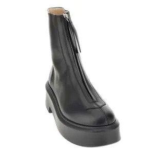 THE ROW Leather Zipped Boots