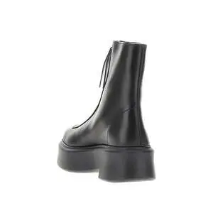 THE ROW Leather Zipped Boots