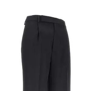 Saint Laurent Grain De Poudre Wool Pants