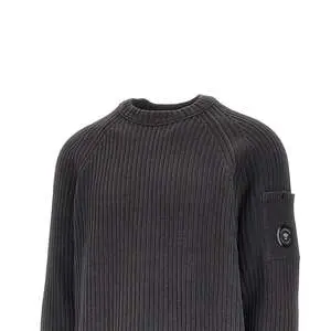 C.P. COMPANY Ribbed Cotton Chenille Weater
