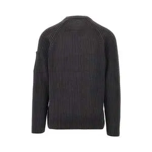 C.P. COMPANY Ribbed Cotton Chenille Weater