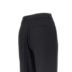 Saint Laurent Wool-blend Crepe Pants