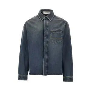 GOLDEN GOOSE Roger' Deni Shirt An - Blue