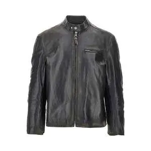 GOLDEN GOOSE Leather Biker Jacket