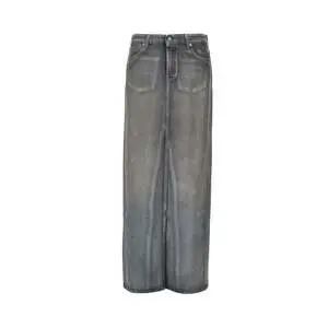 7 For All Mankind Nolita' Coated Denim Long Skirt