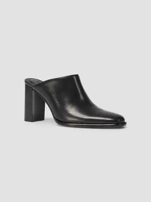 Simkhai Carolyn 85mm Leather Block-heel Mules