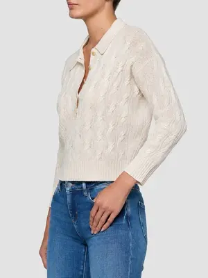 L'Agence Cable-knit Wool Sweater