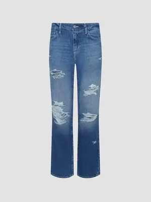 L'Agence Zelda Low-rise Slouchy Straight-leg Jeans