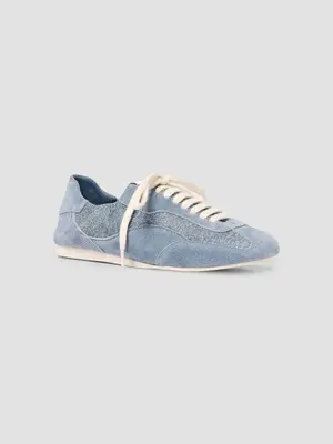 Simkhai Georgie & Suede Low-top Sneakers