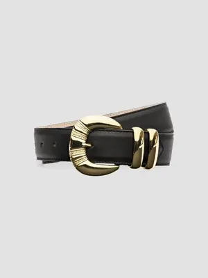 L'Agence Yarros Leather Belt
