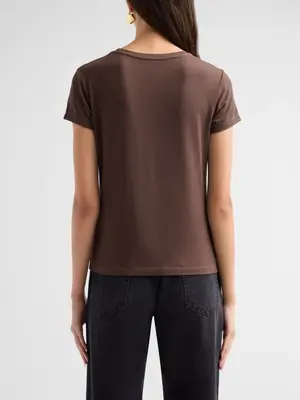 L'Agence Ressi Crewneck T-shirt