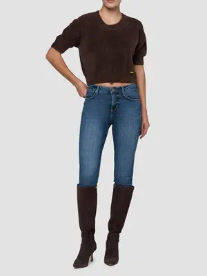L'Agence Guinevere Crop Sweater