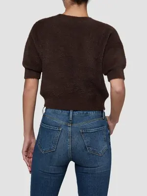 L'Agence Guinevere Crop Sweater