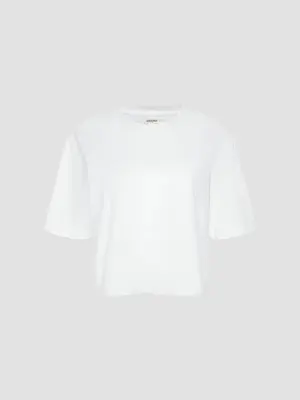L'Agence Daria Cotton Crop T-shirt