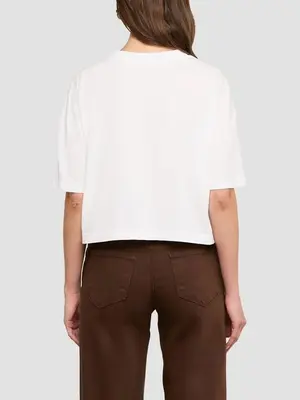 L'Agence Daria Cotton Crop T-shirt