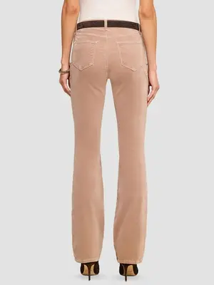 L'Agence Stevie Velvet High-rise Straight-leg Jeans