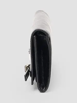 Simkhai River East West Moto Leather Clutch